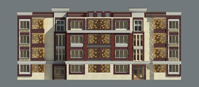 Exterior Design of Building 3D model | CGTrader