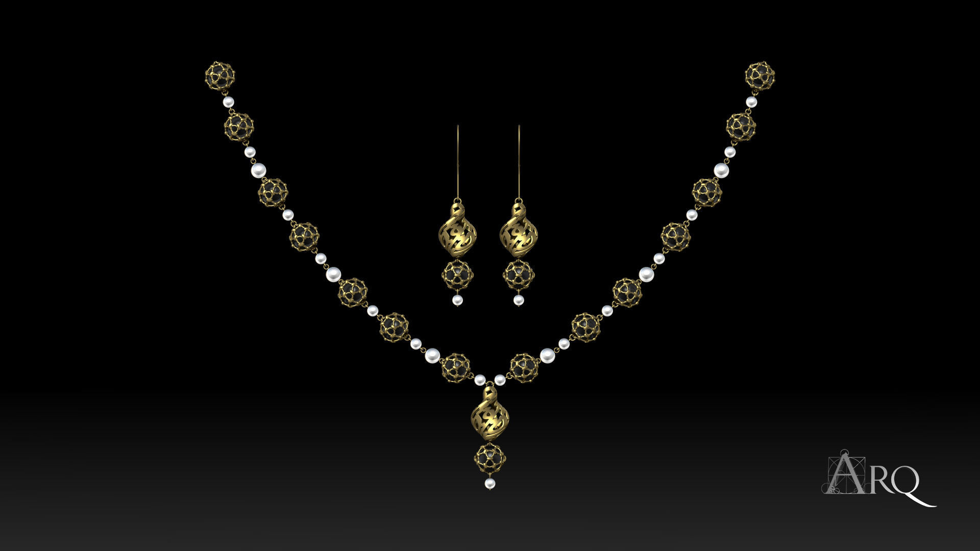Arabic jewels 3D model 3D printable | CGTrader