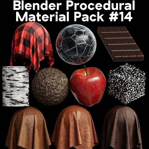 Blender Procedural Material Pack 14 Texture | CGTrader