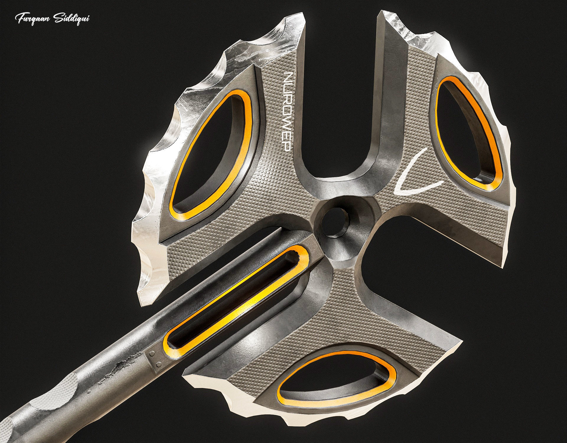 3D model Ultimate Axe Weapon PBR VR / AR / low-poly | CGTrader