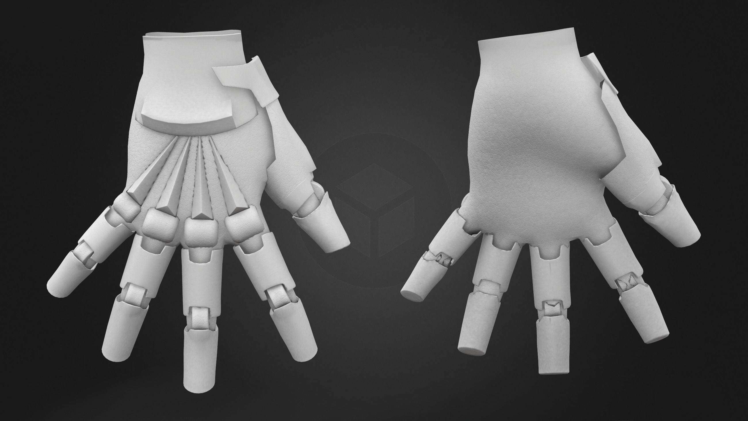 3D model Sci-fi Robotic Gloves VR / AR / low-poly | CGTrader