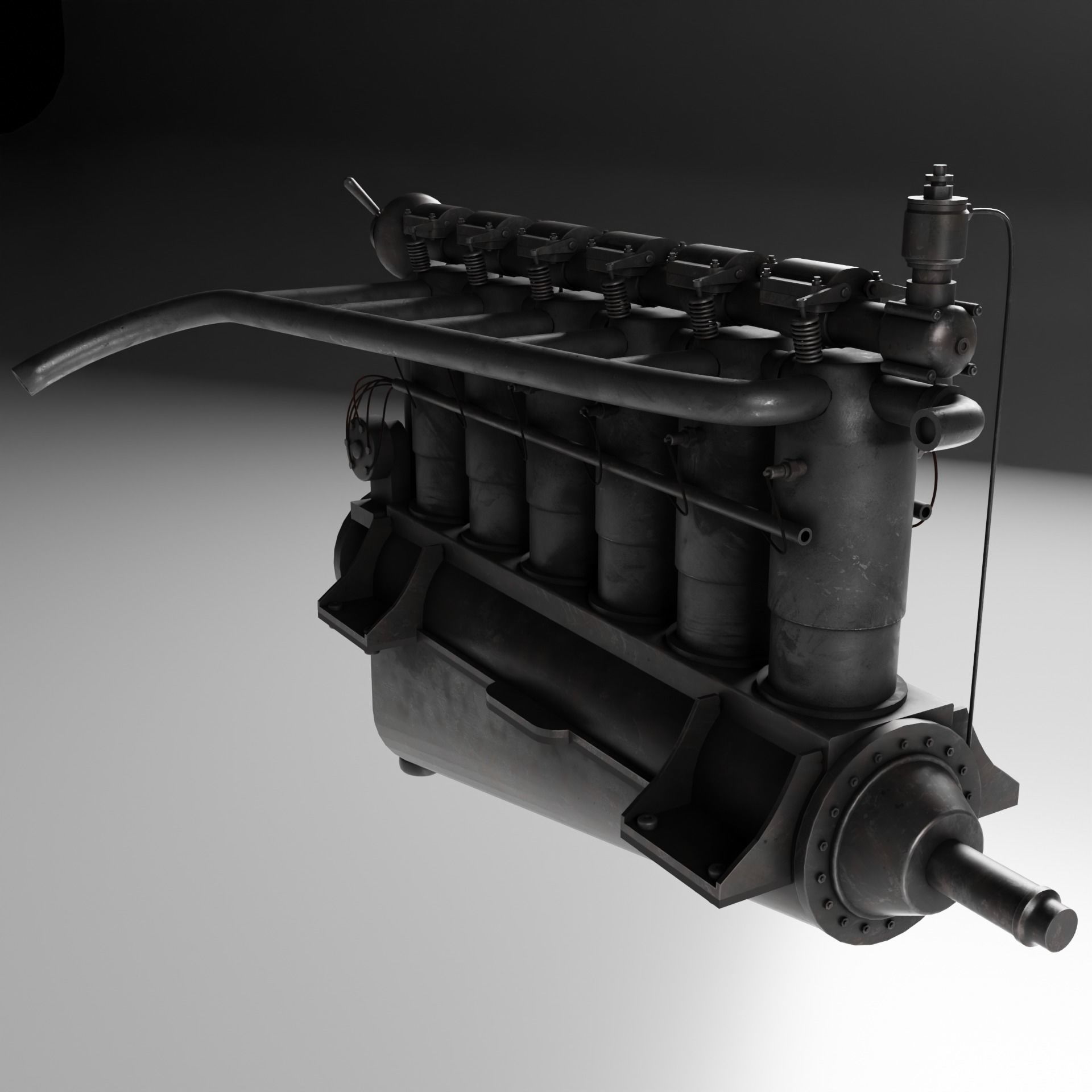 3D model Mercedes DIII VR / AR / low-poly | CGTrader