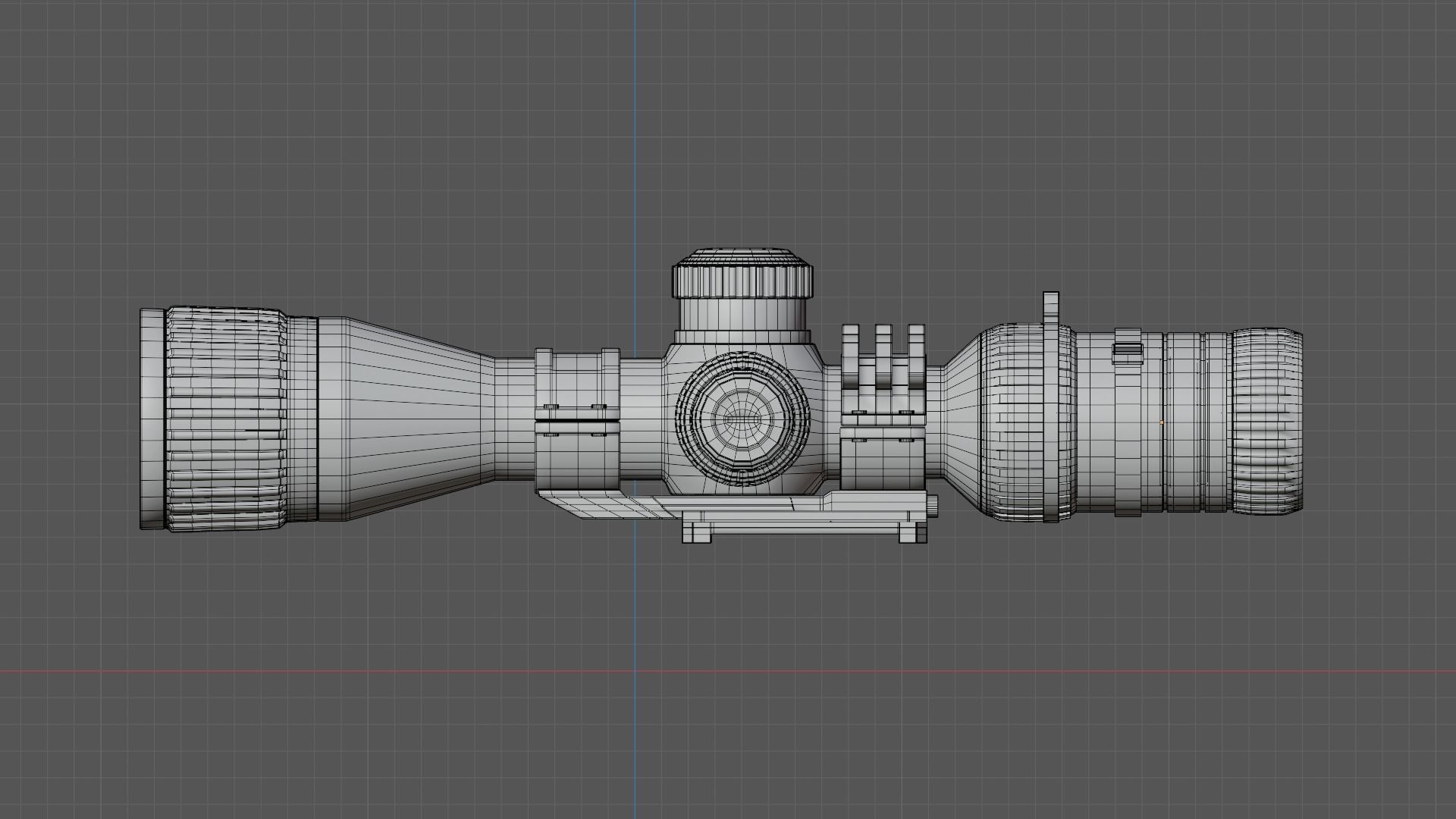 3D model Tactical Scope VR / AR / low-poly | CGTrader