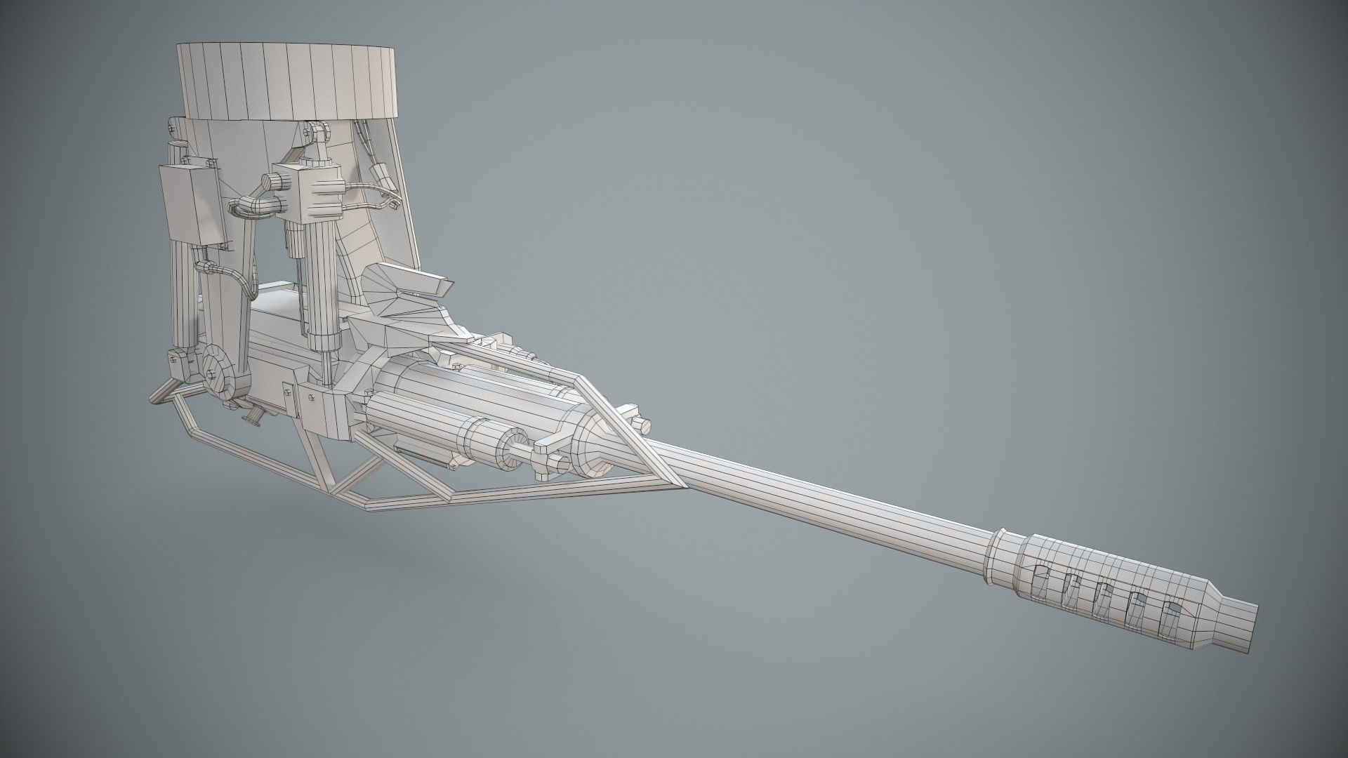 3D model M230 Chain Gun VR / AR / low-poly | CGTrader