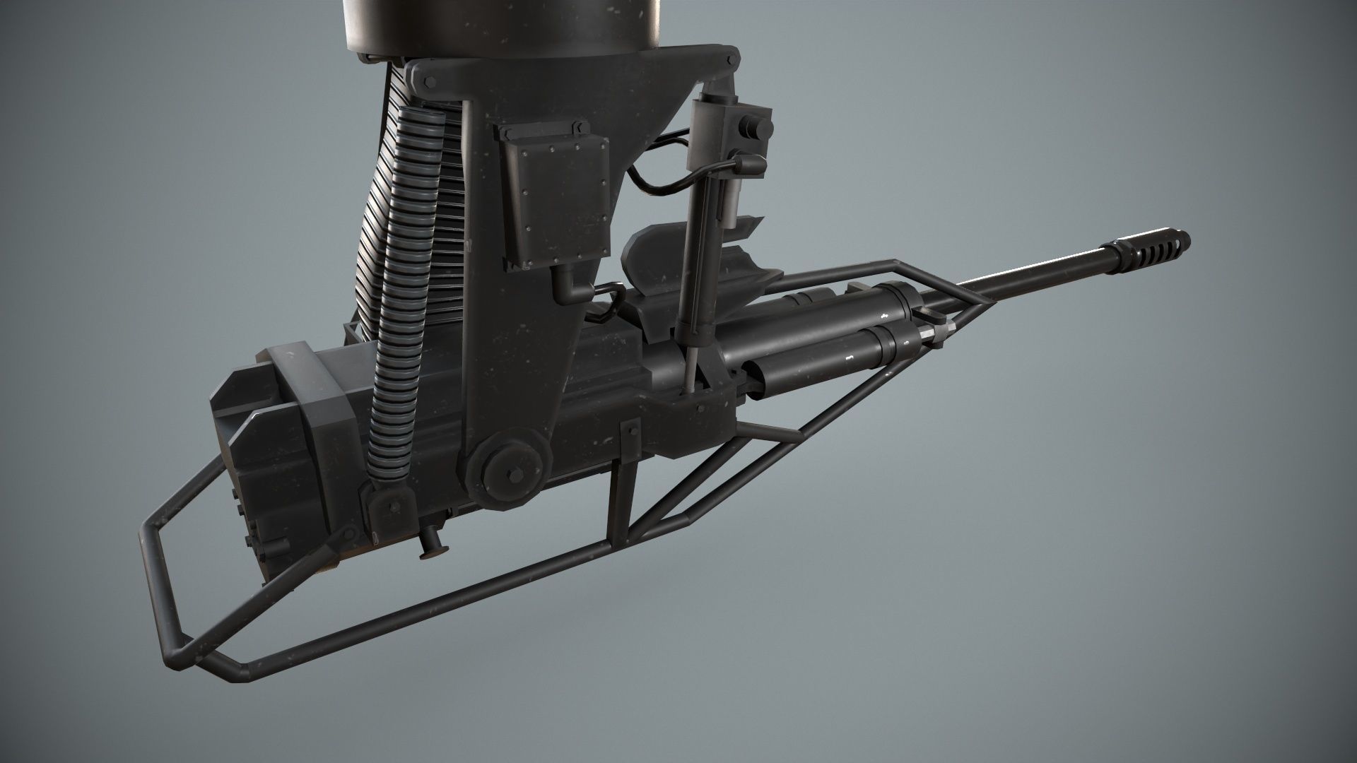 3D model M230 Chain Gun VR / AR / low-poly | CGTrader