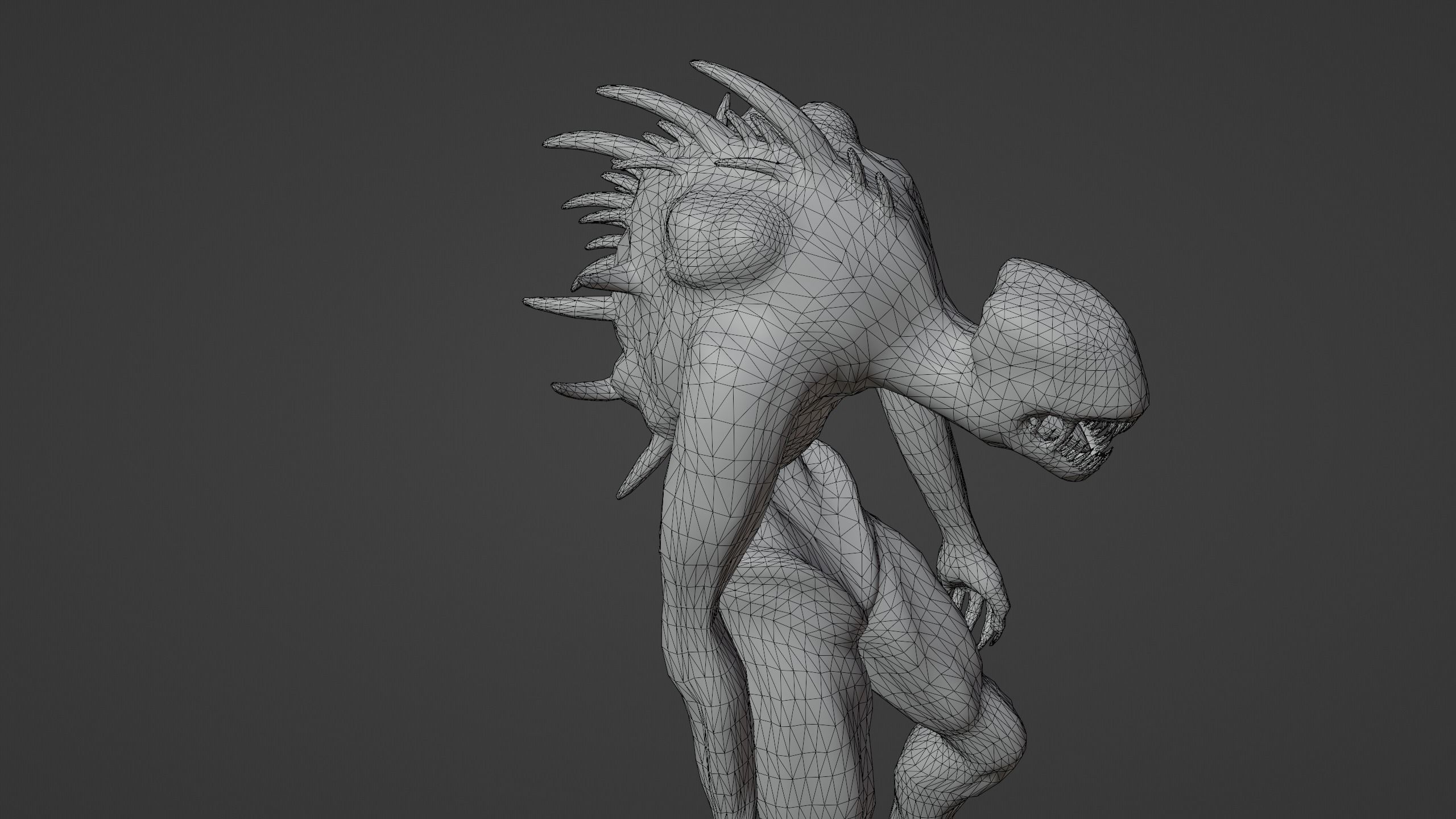 3D model Mutant monster VR / AR / low-poly | CGTrader