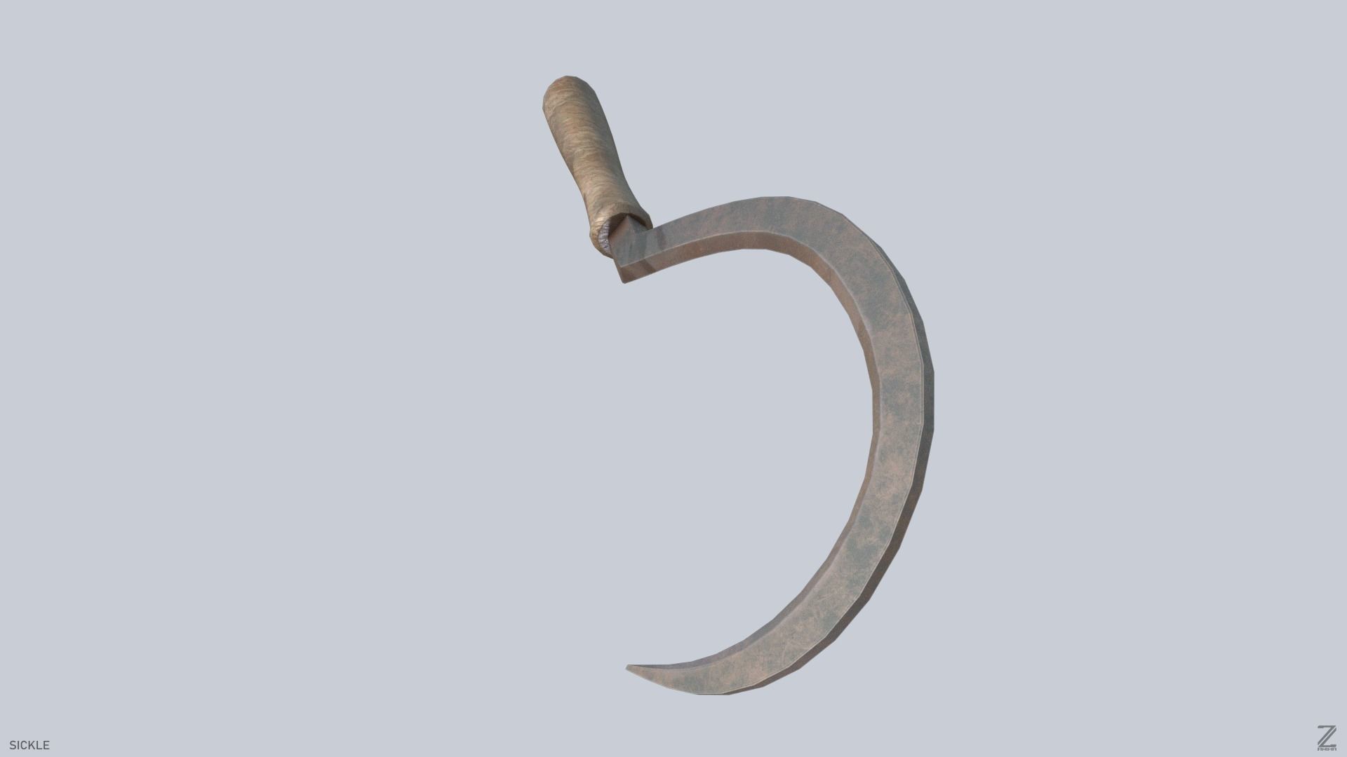 3D model Farm sickle VR / AR / low-poly | CGTrader