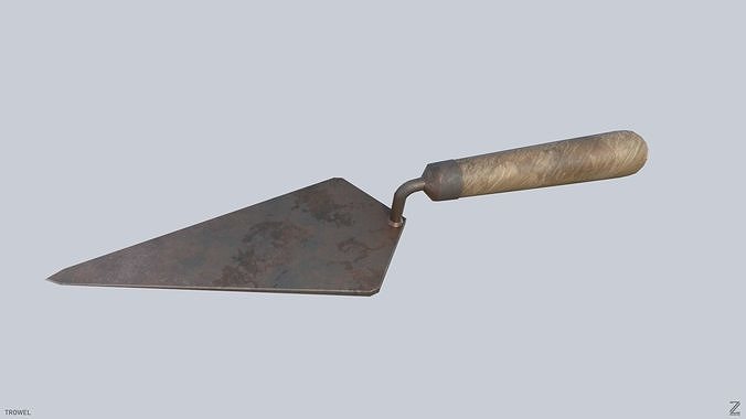 3D model Farm trowel VR / AR / low-poly | CGTrader