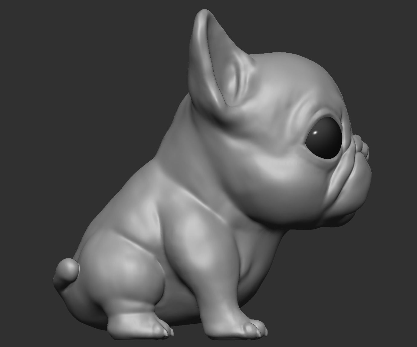French Bulldog Cute Puppy 3D model 3D printable | CGTrader