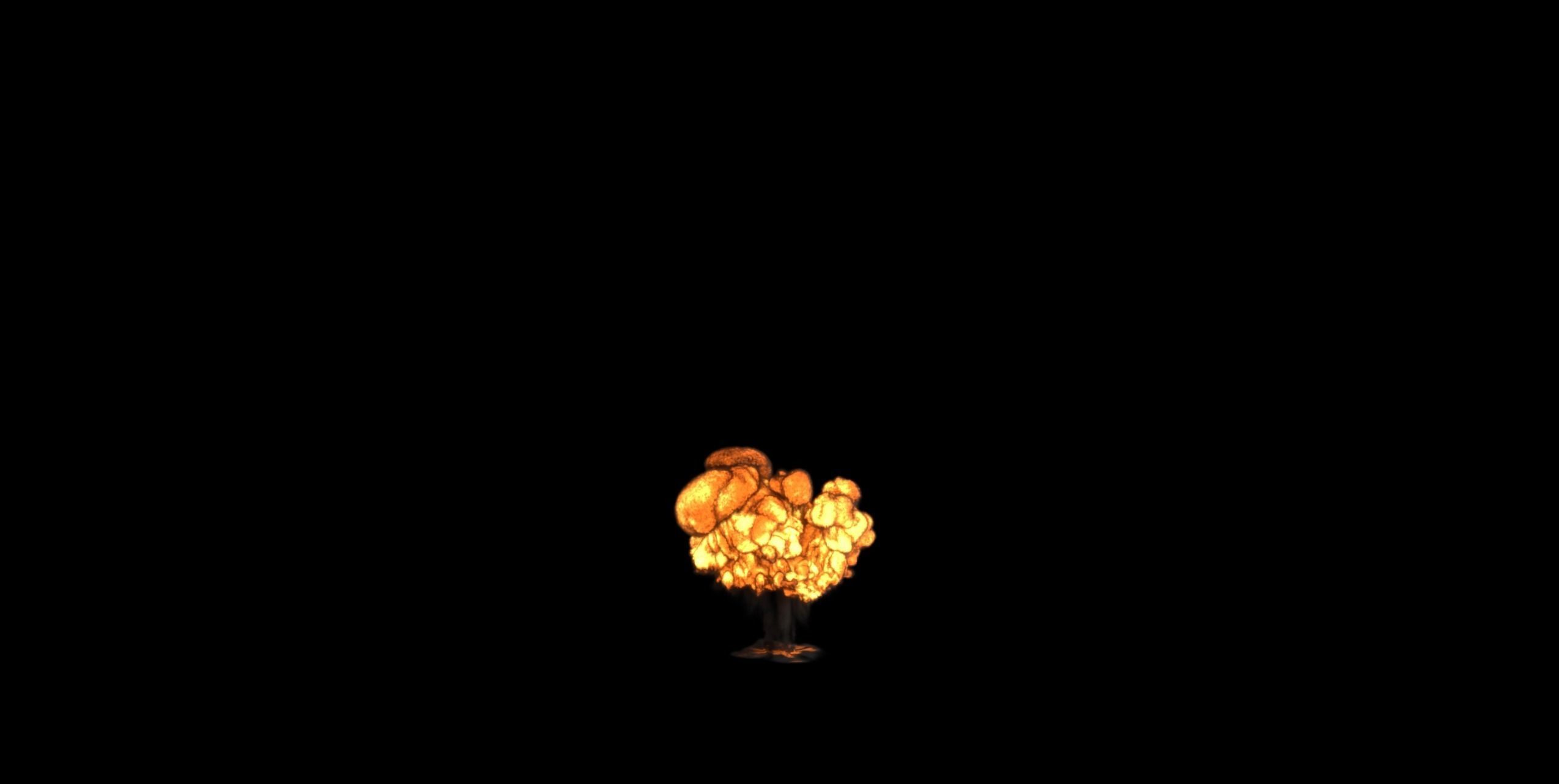Simple Explosion 3D model animated | CGTrader