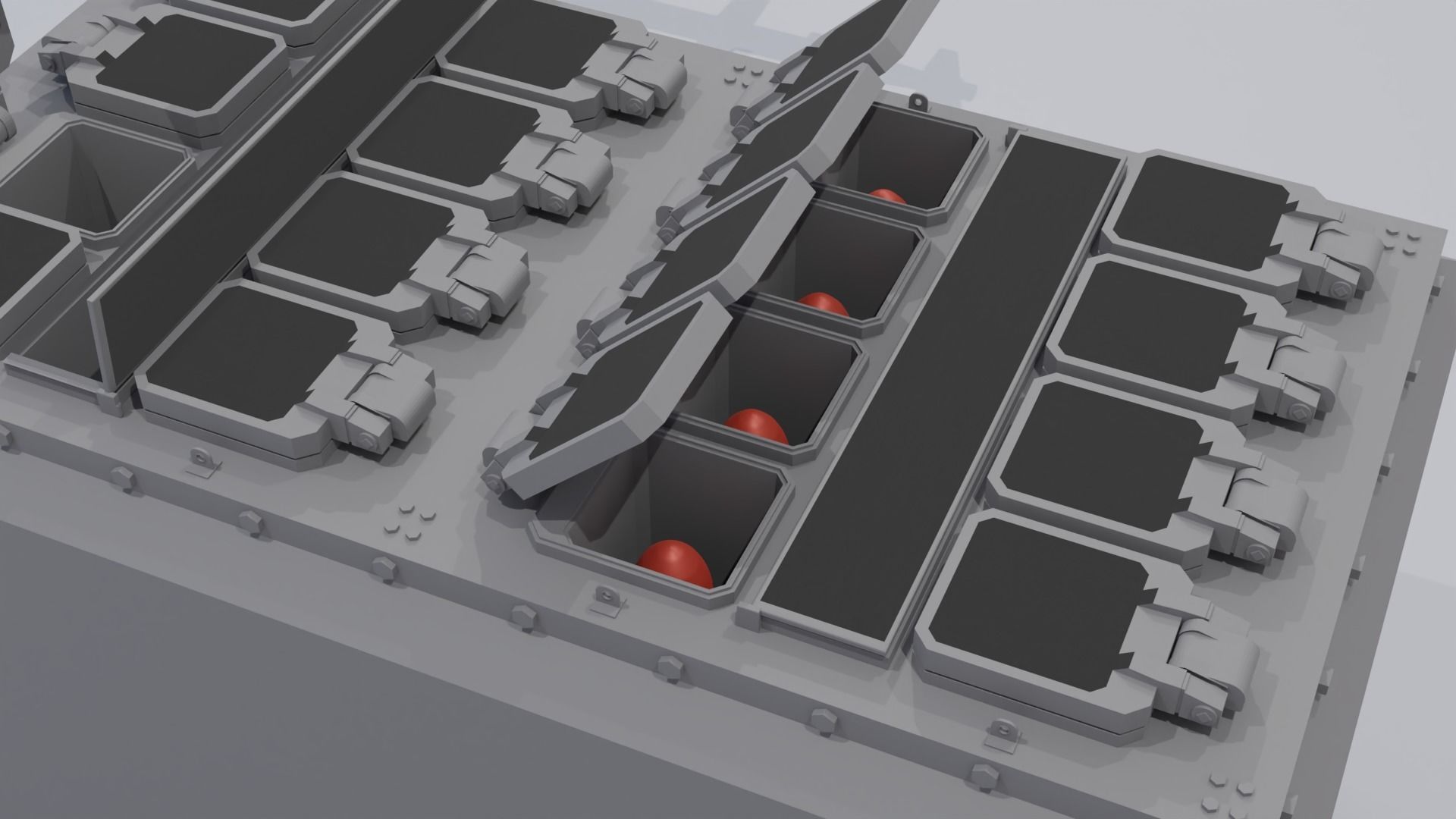 Vertical Launching System BGM 109 Tomahawk 3D model | CGTrader