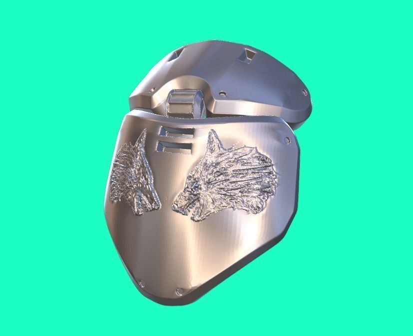 Complete ARMOR HUNTER Cosplay Helmet IRON BANNER DESTINY 3D model 3D ...