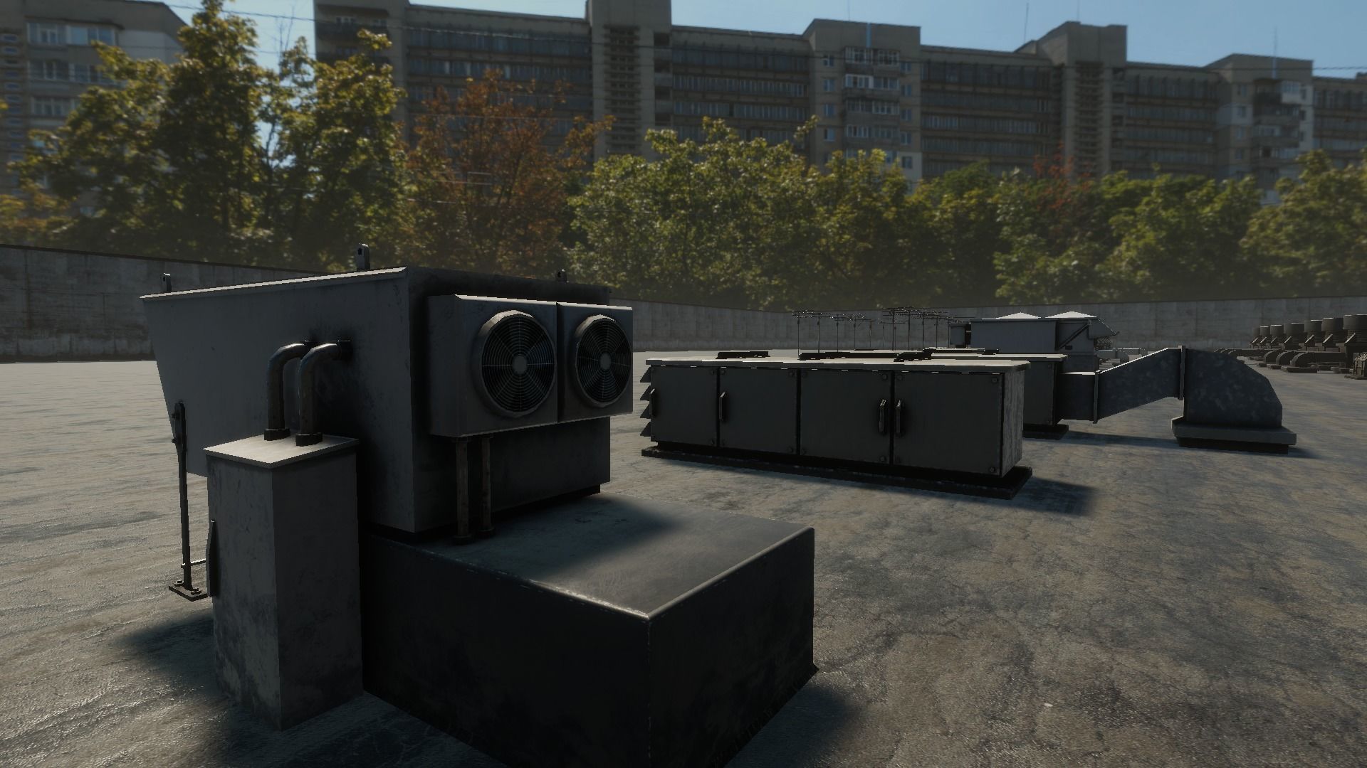 3D model HQ Rooftop Props Collection - PBR VR / AR / low-poly | CGTrader