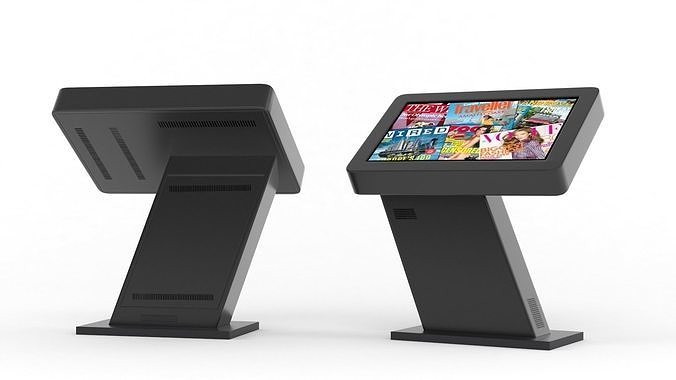 Electronic Kiosk 3D model | CGTrader