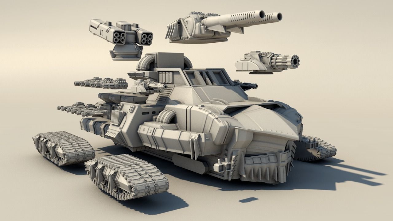 Legendary tank 3D model 3D printable | CGTrader