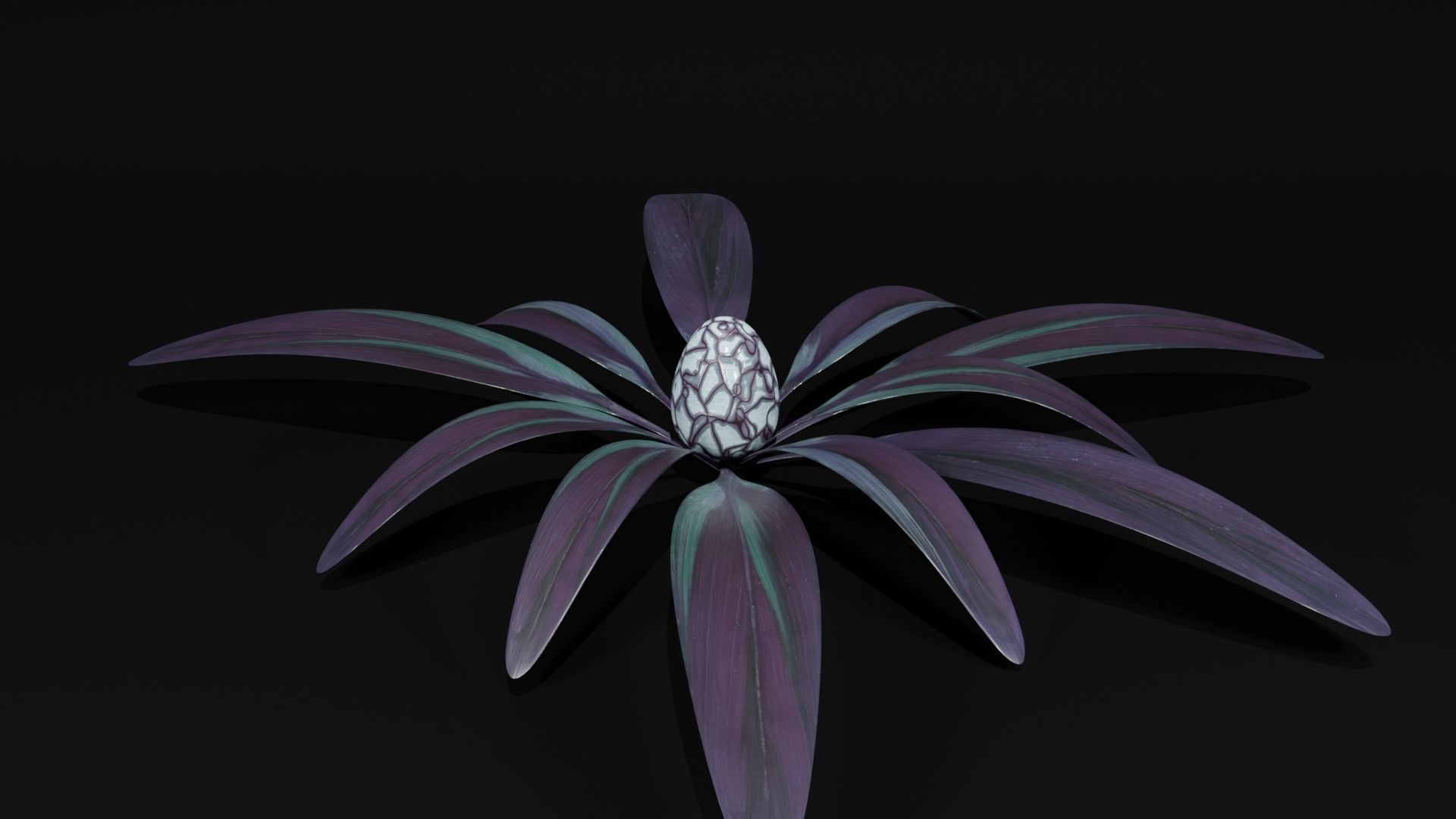 3D model Tropical Alien Plant VR / AR / low-poly | CGTrader