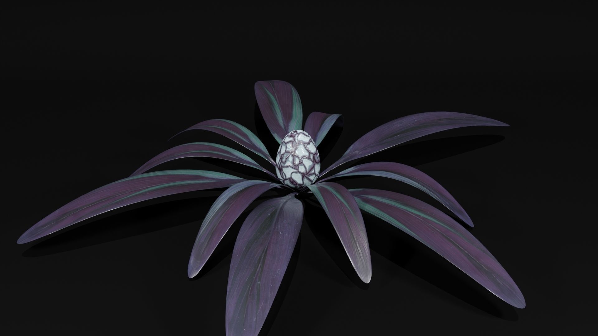 3D model Tropical Alien Plant VR / AR / low-poly | CGTrader
