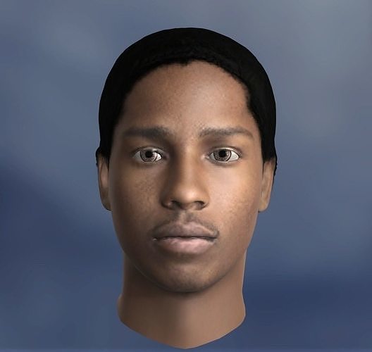 3D model ASAP Rocky Head VR / AR / low-poly | CGTrader