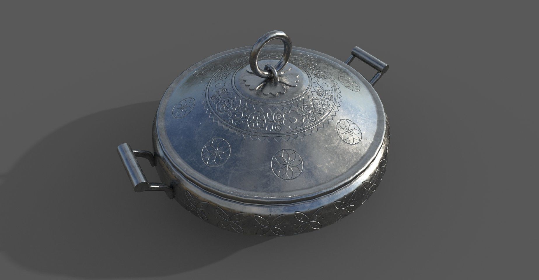 3D model Indian Clay bank and cooking pot VR / AR / low-poly | CGTrader