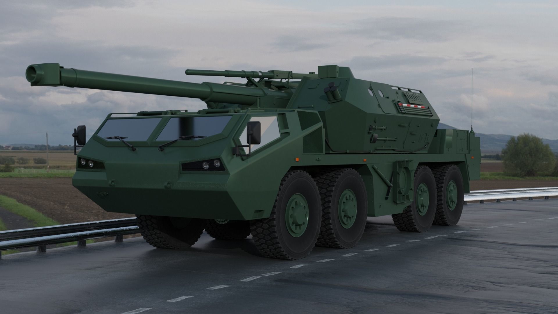 Dana M2 - VZ77 3D model | CGTrader