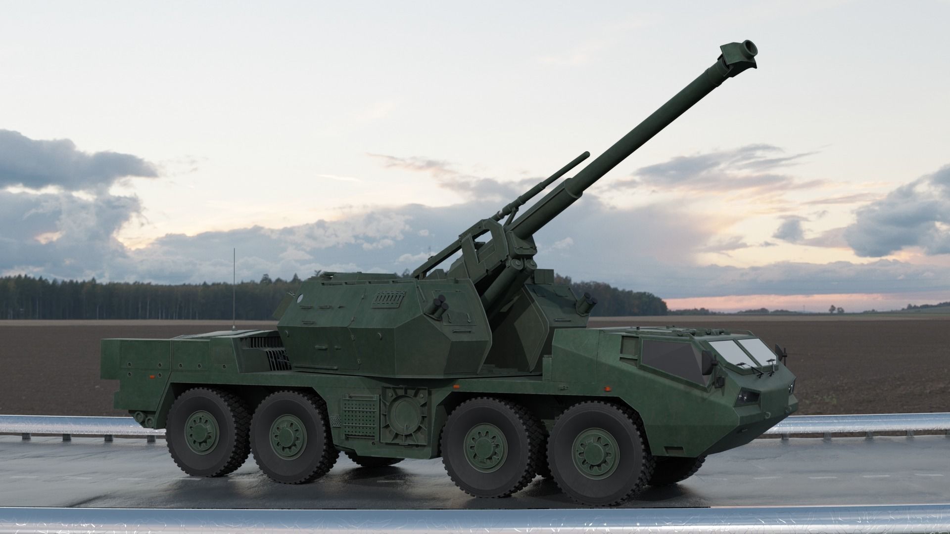 Dana M2 - VZ77 3D model | CGTrader