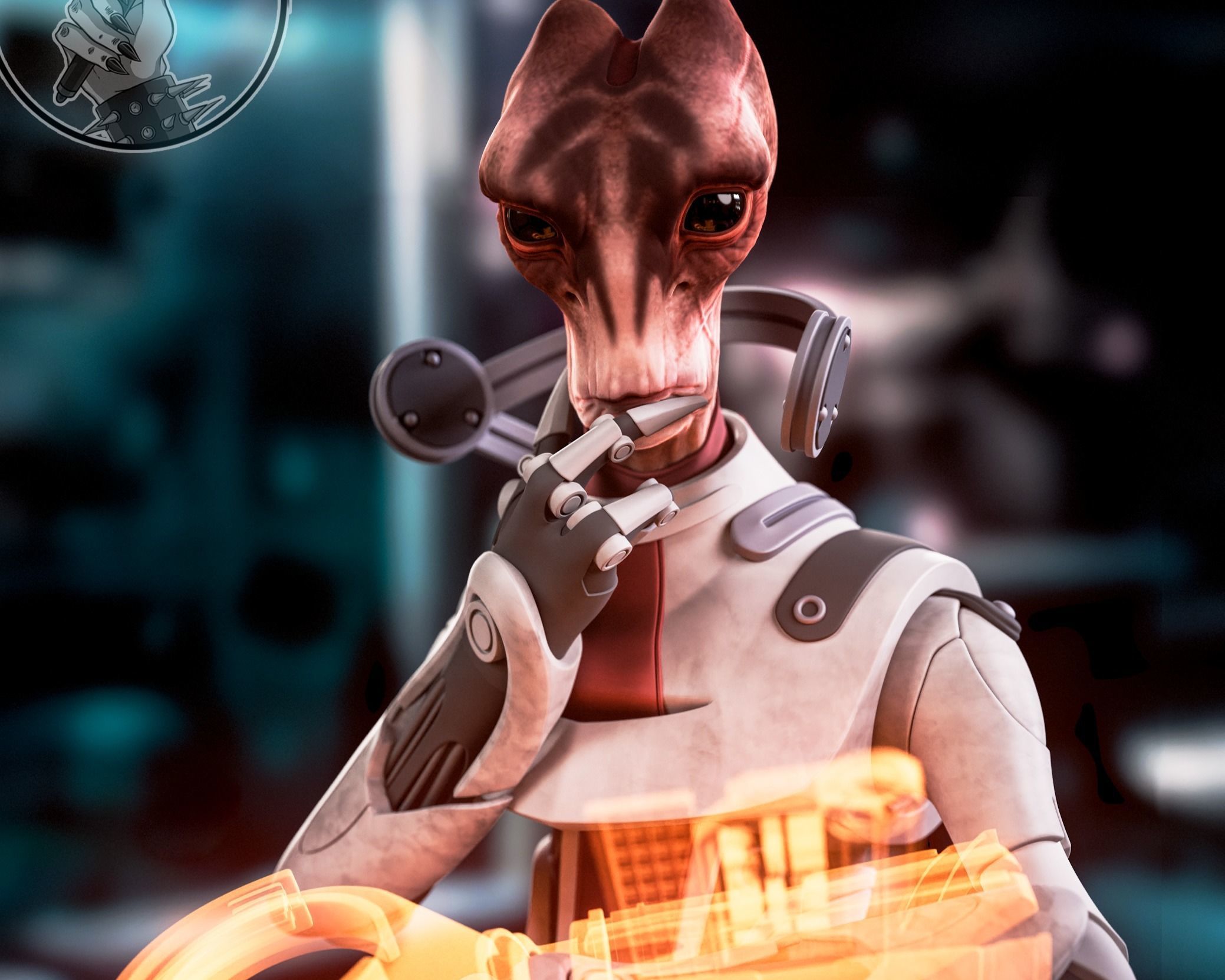 Mordin Solus 3D model 3D printable | CGTrader