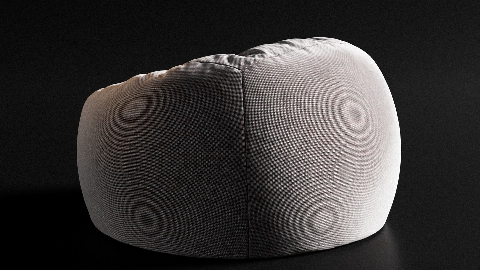 Bean bag Round 3D model | CGTrader
