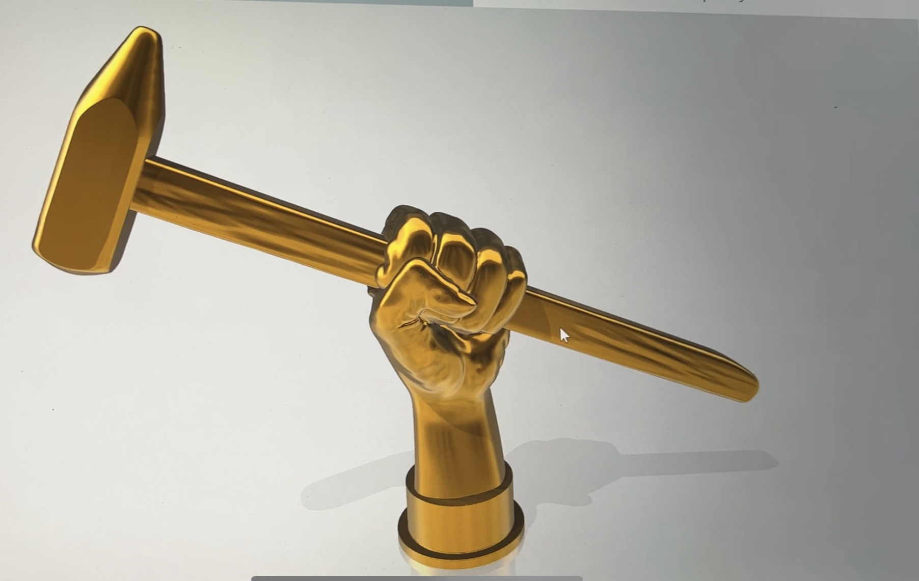 Trophy - Automotive or Handworker 3D model | CGTrader