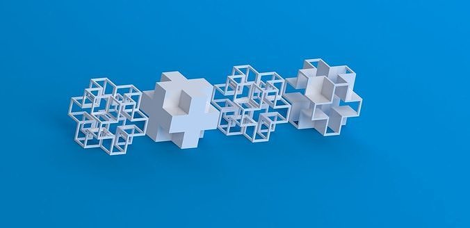 Plus 3D Figure 3D model 3D printable | CGTrader