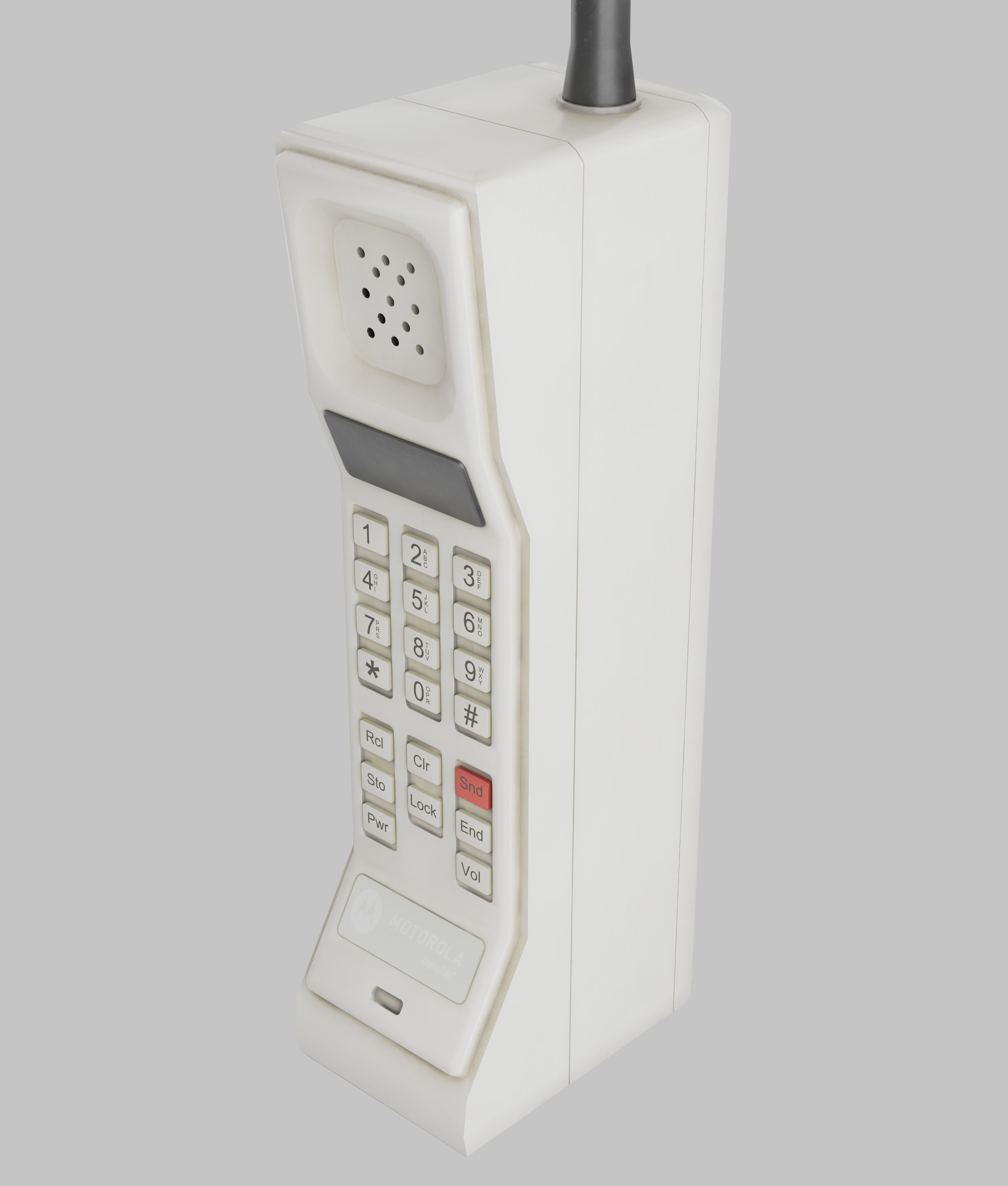 3D model lowpoly MOTOROLA DynaTAC-Retro phone VR / AR / low-poly | CGTrader