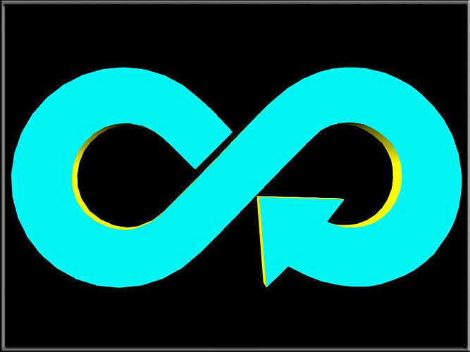 3D model Infinity arrow VR / AR / low-poly | CGTrader