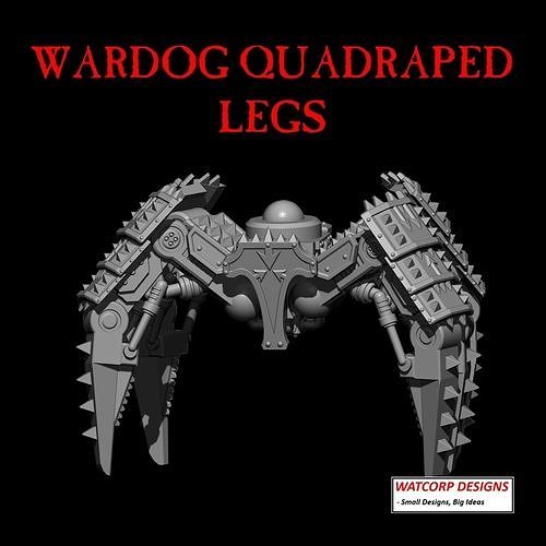 WARDOG QUADRAPEDAL LEGS 3D model 3D printable | CGTrader