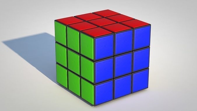 3D model Cube 3x3 VR / AR / low-poly | CGTrader