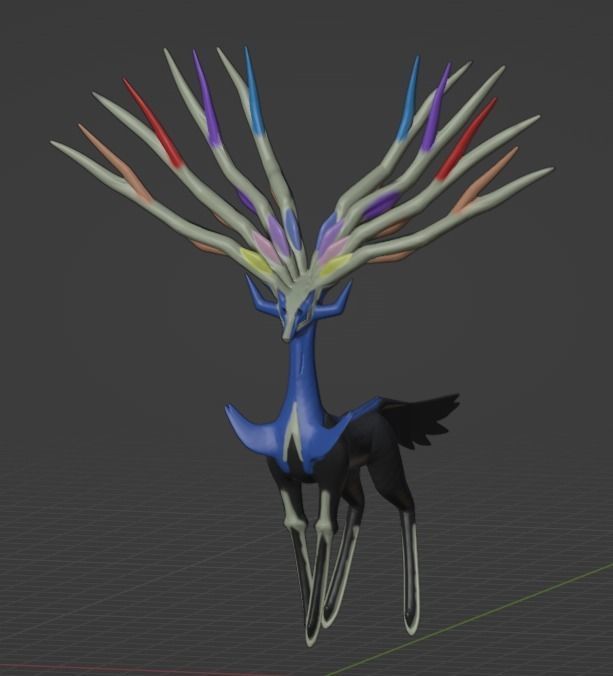 Xerneas 3D model 3D printable | CGTrader