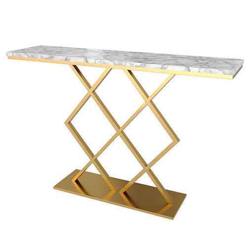 Gold Console Table free 3D model | CGTrader