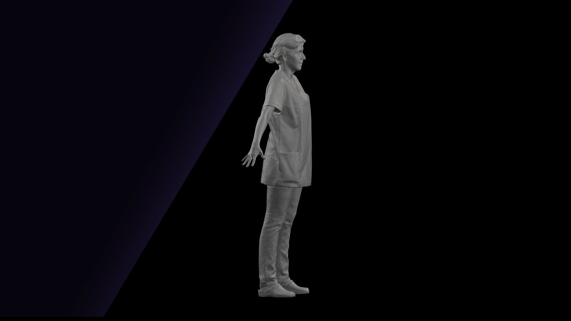 Cleaned A Pose Scan Daya Jones 3D model | CGTrader
