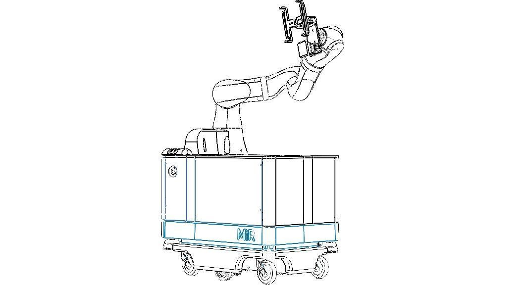 MiR Enclosed KUKA Robot Mount 3D model rigged | CGTrader