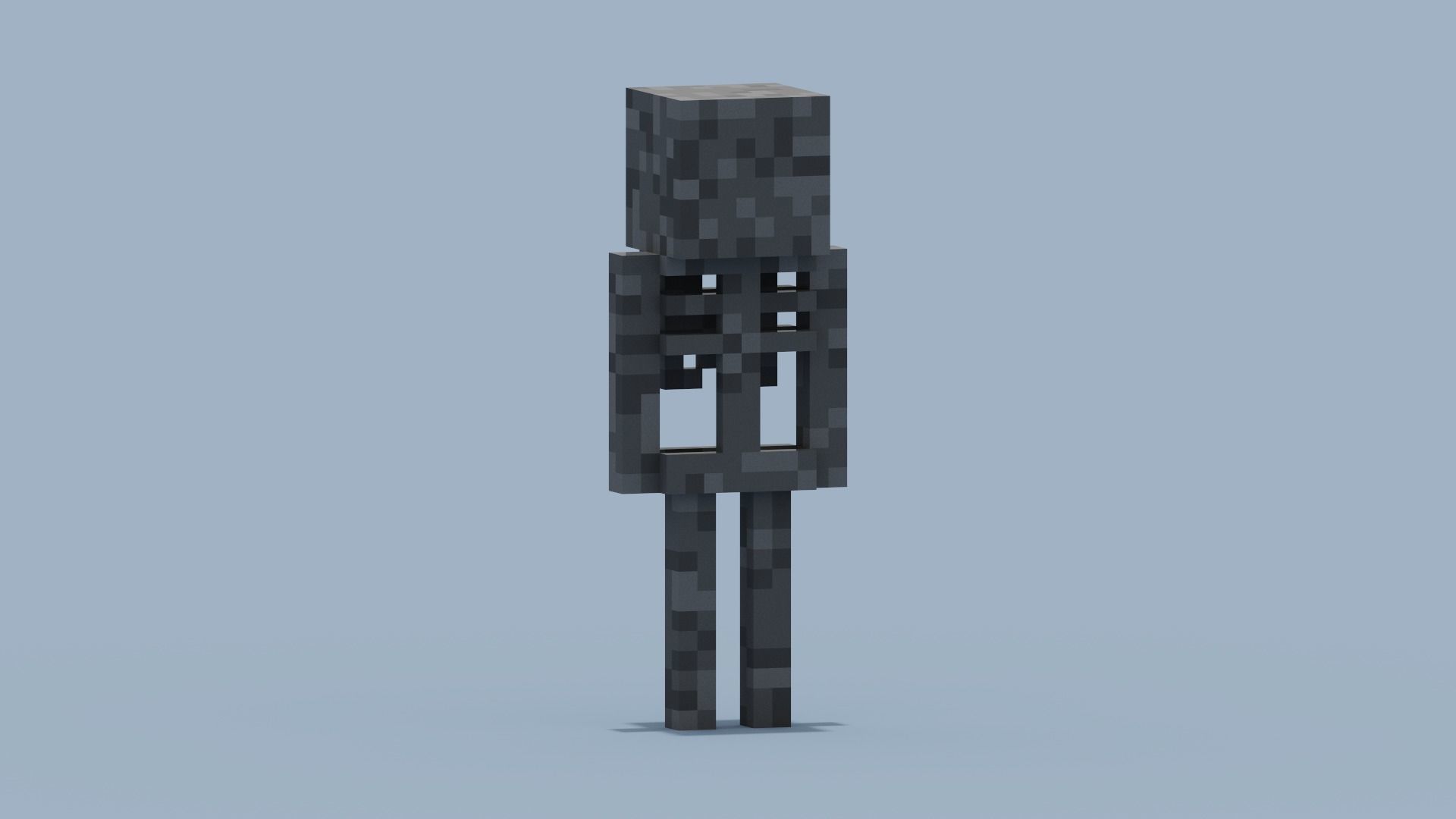 3D model Minecraf Skeleton VR / AR / low-poly | CGTrader