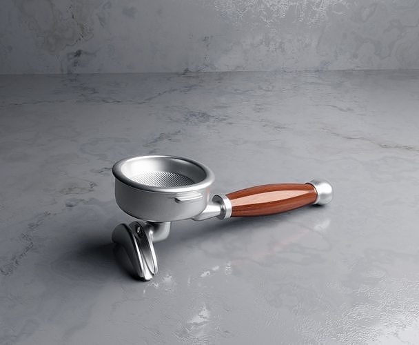 Group handle Portafilter 3D model | CGTrader