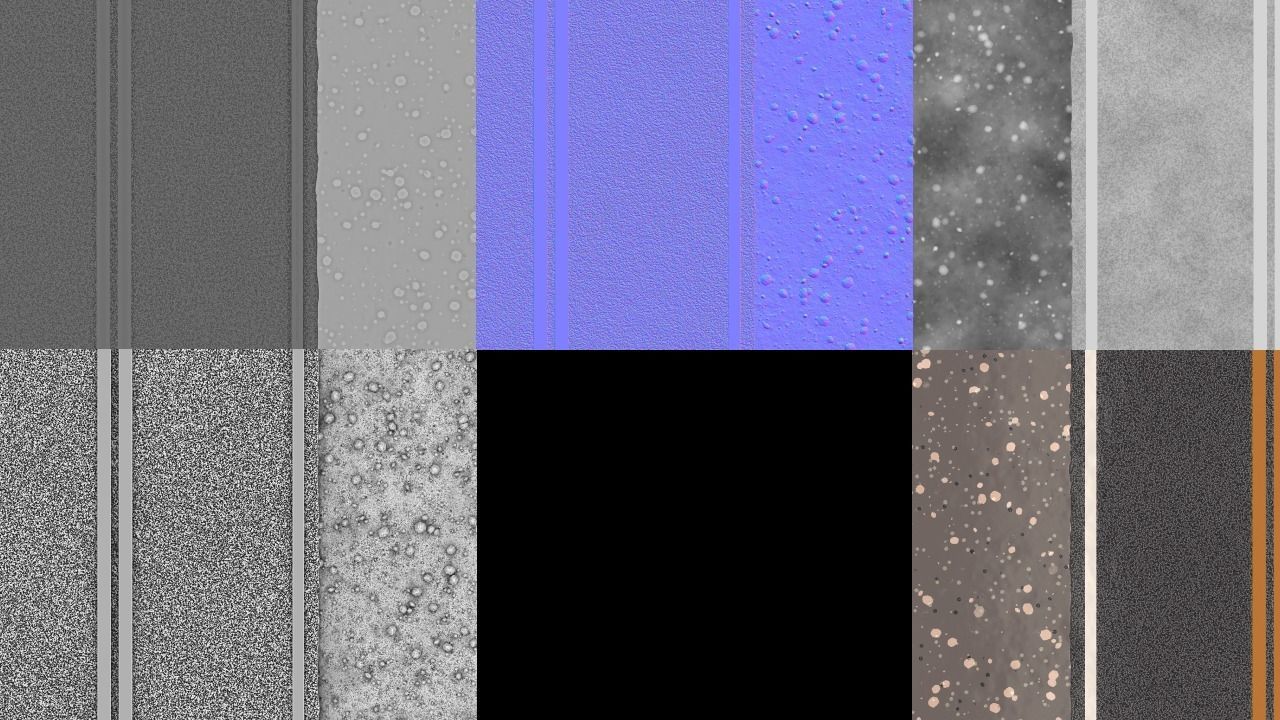 REALISTIC ROAD PBR TEXTURE - SEAMLESS Texture and sbsar File Texture ...