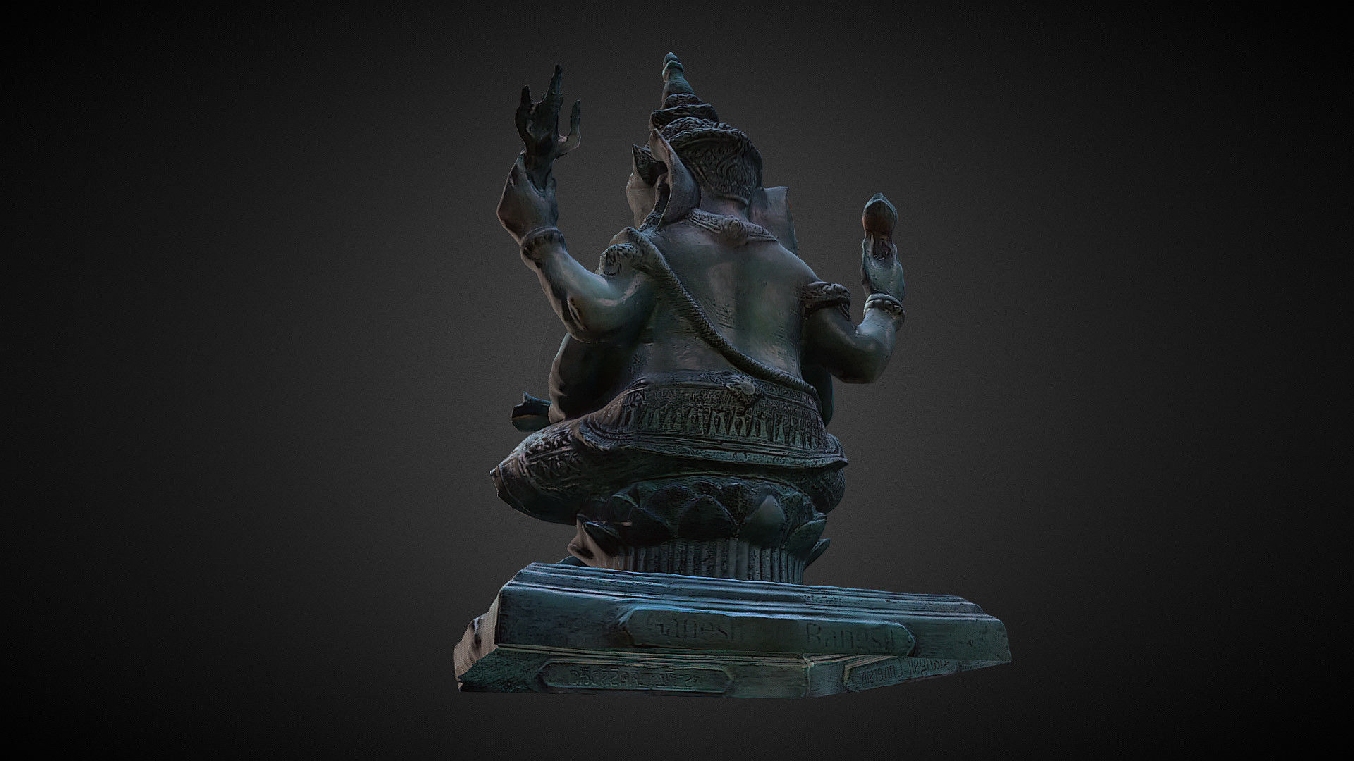 Ganesha Statue 3D model 3D printable | CGTrader