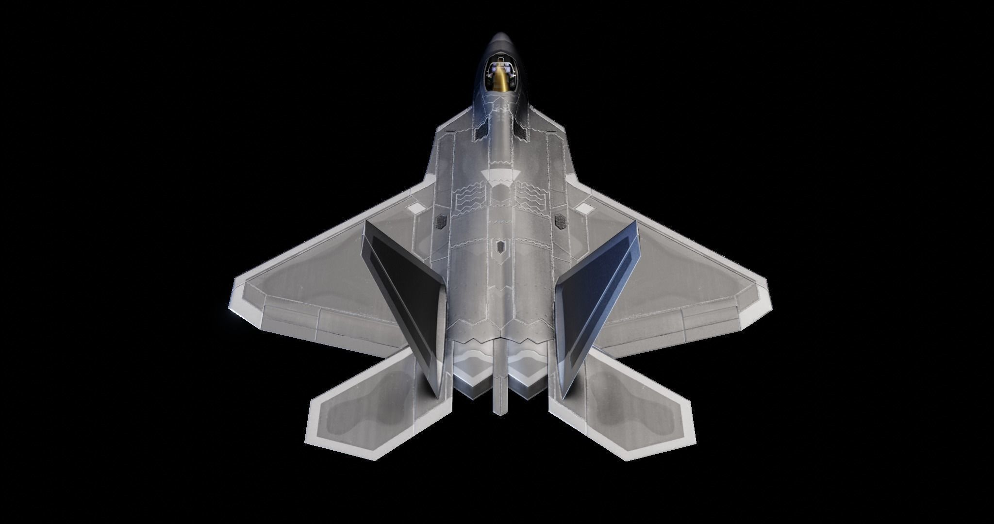 3D model Lockheed Martin F-22 Raptor VR / AR / low-poly | CGTrader