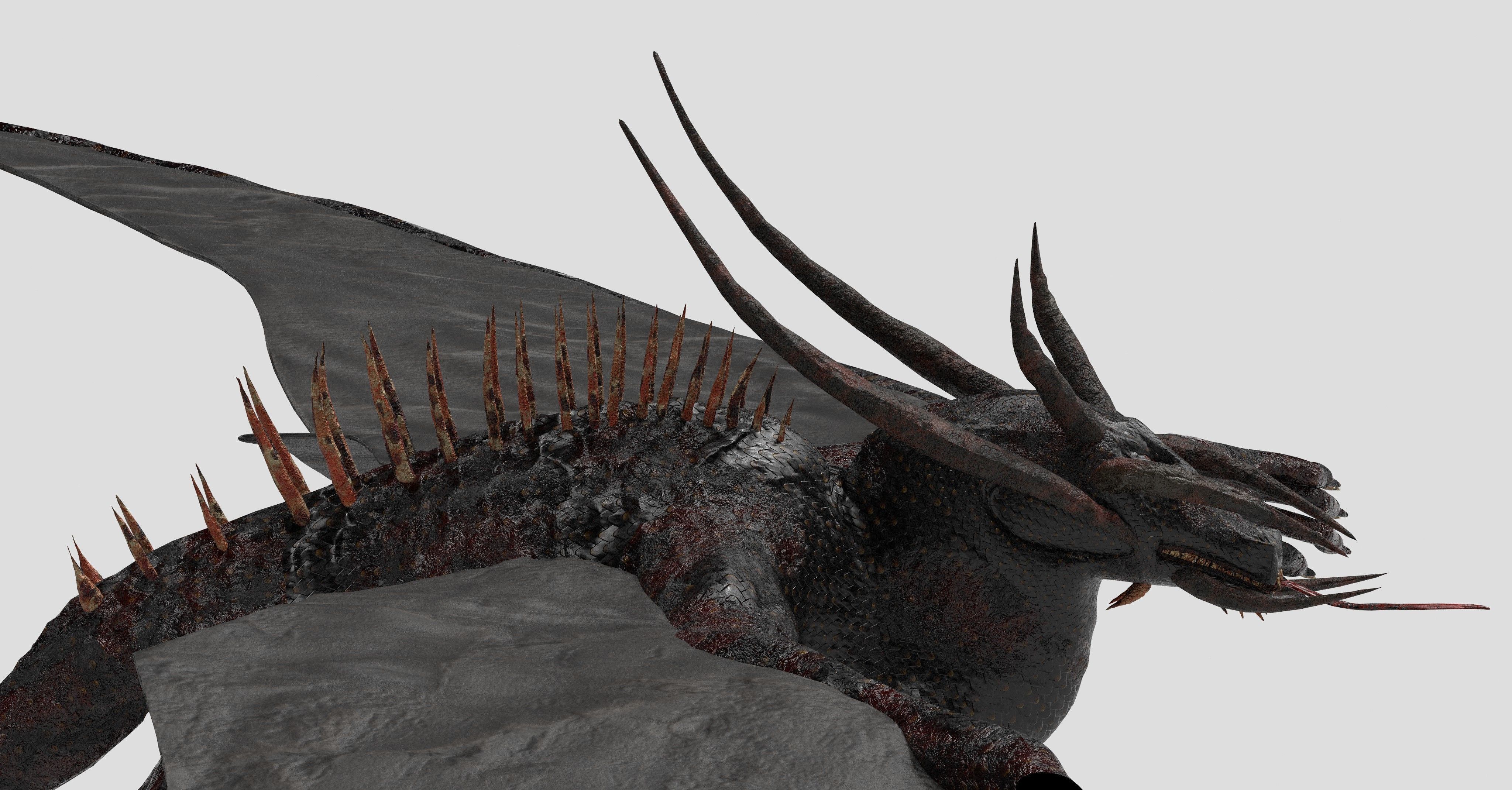 3D model Dragon VR / AR / low-poly | CGTrader