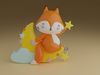 good night fox 3D model 3D printable | CGTrader