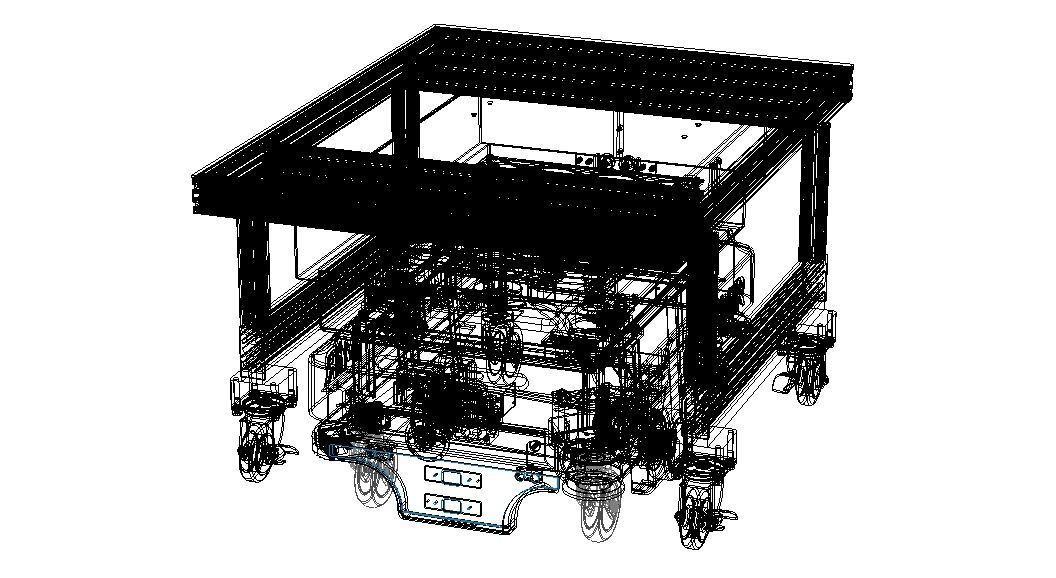MiR100 Lift Top Module 3D model rigged | CGTrader
