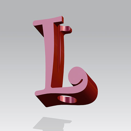 L Shaped Straw Topper 3D Model 3D model 3D printable | CGTrader
