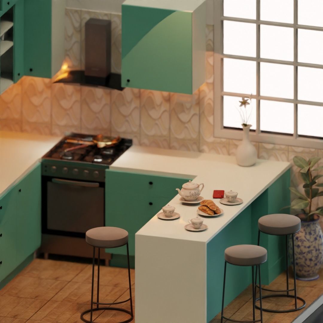 Modern Kitchen Set 3D Models for Interior Design 3D model | CGTrader