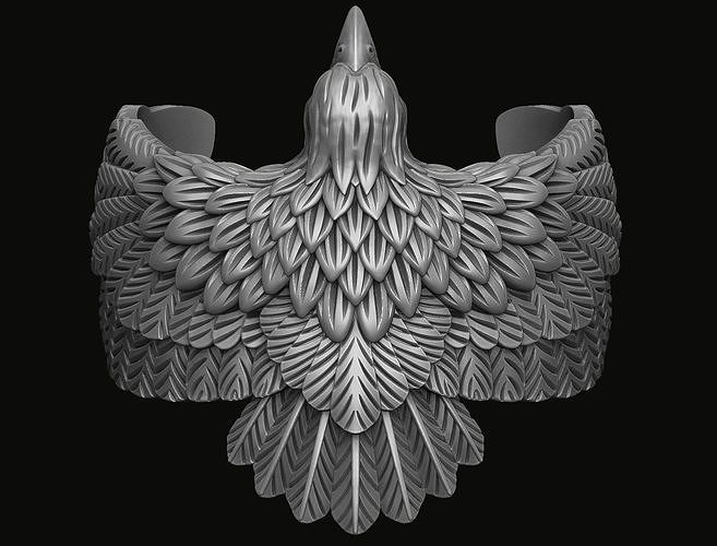 Eagle Ring 3D model 3D printable | CGTrader