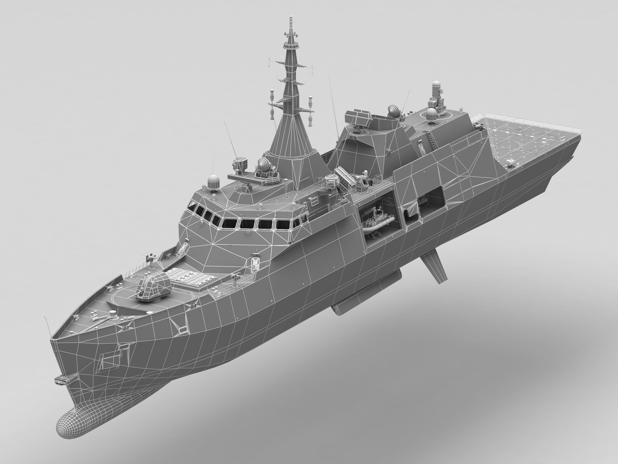 Frigate Class Ship 3D model | CGTrader