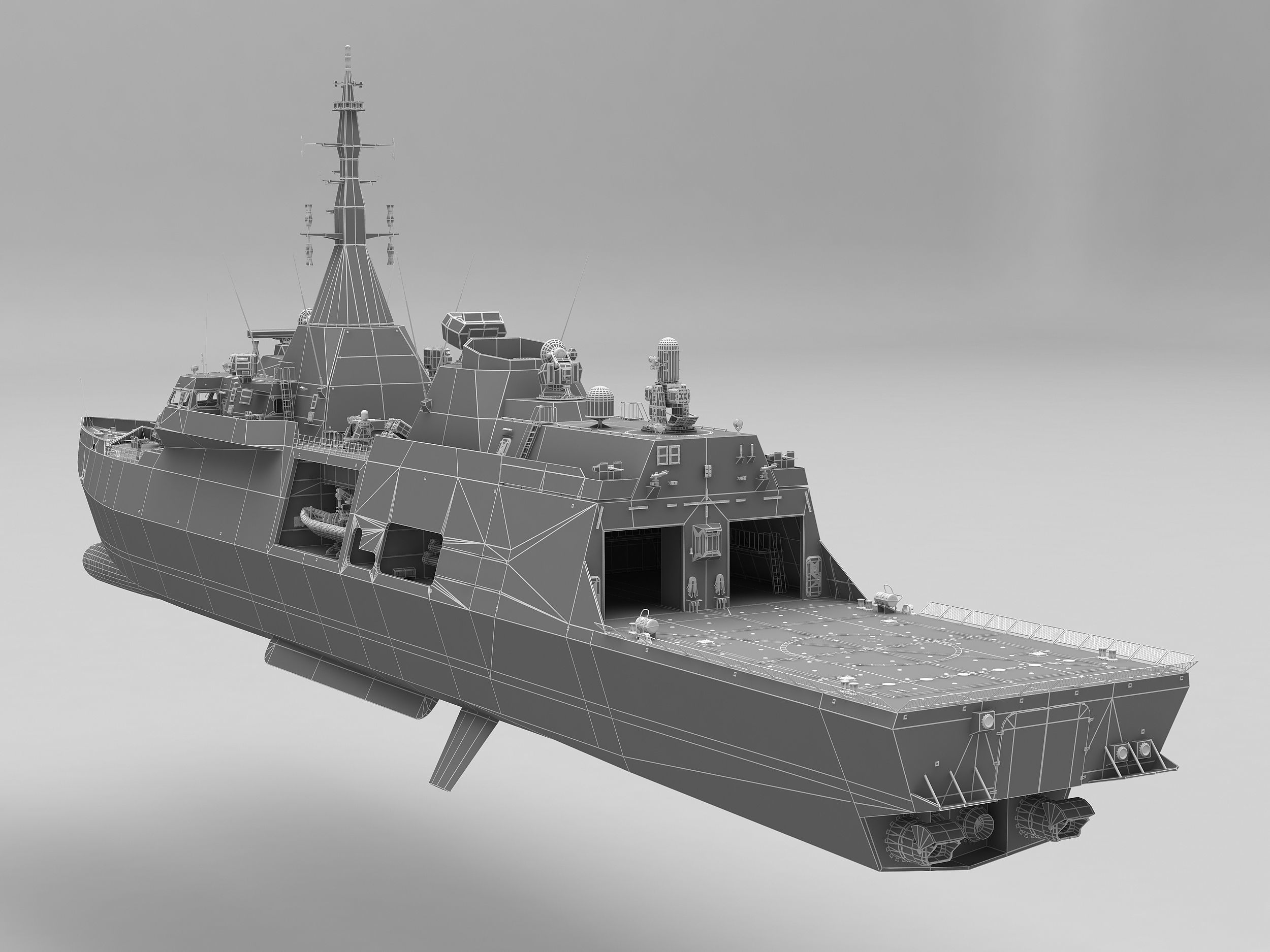 Frigate Class Ship 3D model | CGTrader